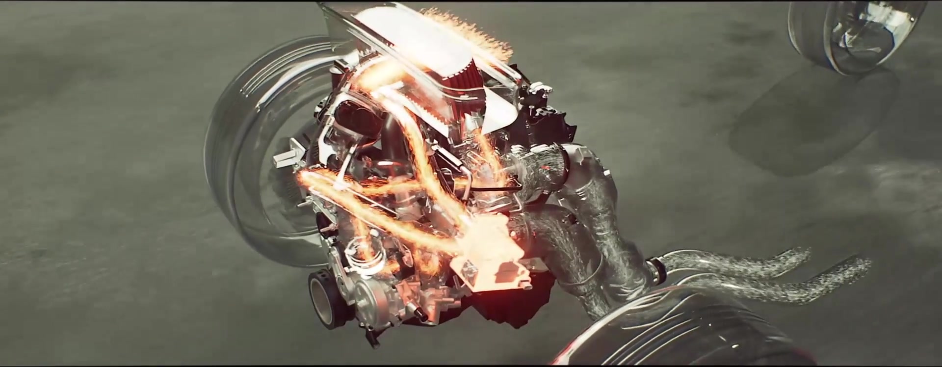 Stellantis SRT eBoost Air technology animation