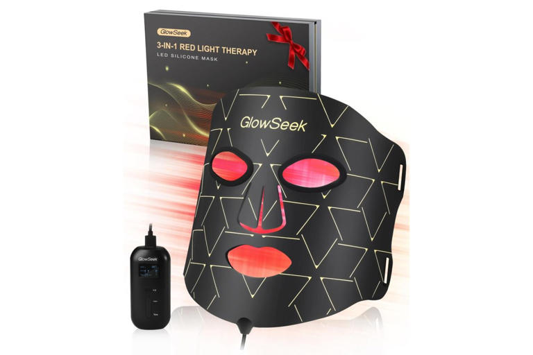 This red light mask makes shoppers’ fine lines look smoother and feels ...