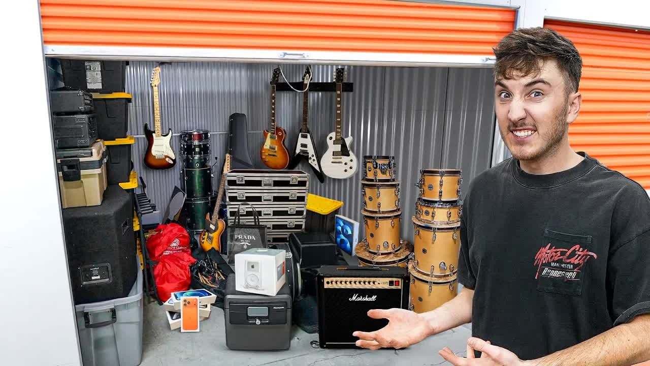 He bought a storage unit forgotten by the millionaire that owned it ...