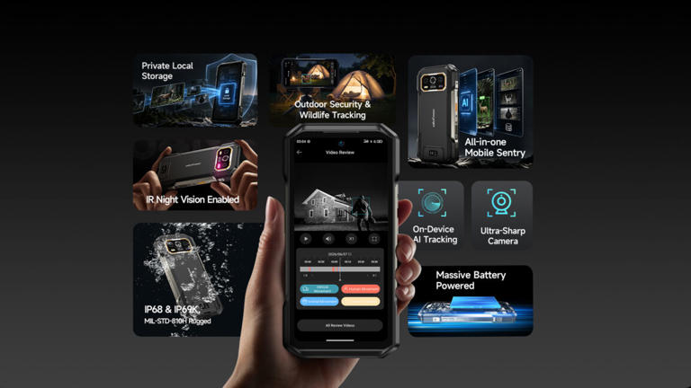 Ulefone's new app turns your rugged phone into an AI security camera