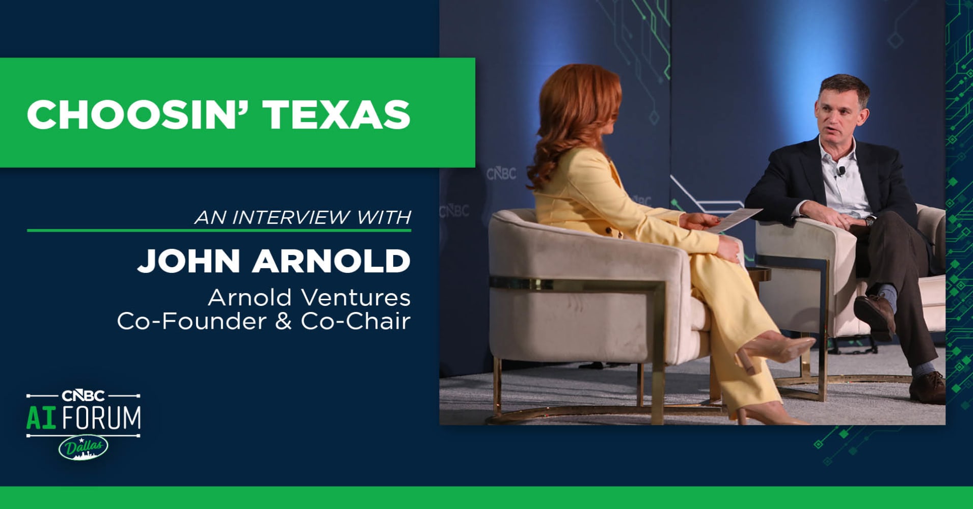 Texas data center debate: Arnold Ventures' John Arnold shares his ...