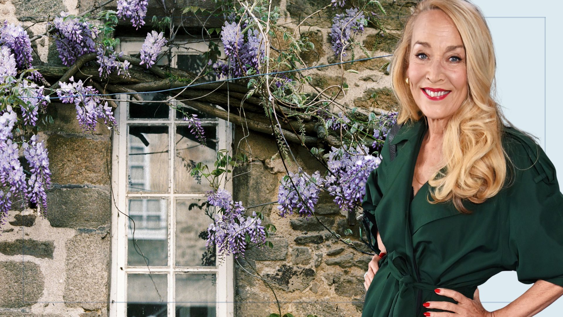 Jerry Hall's garden demonstrates the impact of a single color palette