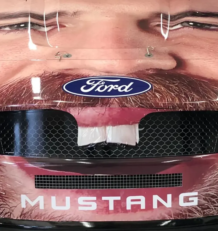 NASCAR driver Corey LaJoie became the first driver to cover the entire ...