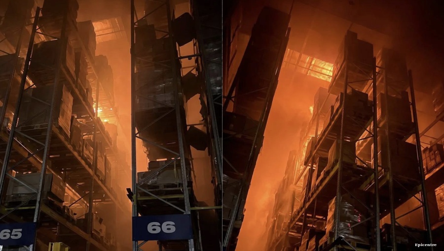 Russia destroys Ukrainian retailer Epicentr's last big logistics hub