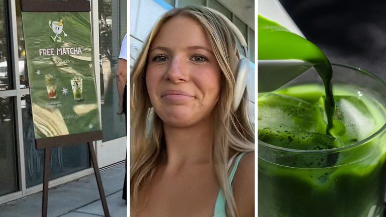 Woman almost falls for 'free matcha' sign in Texas. Then she realizes ...