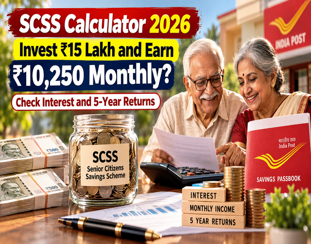 SCSS calculator 2026: Invest ₹15 lakh and earn ₹10,250 monthly? Check ...