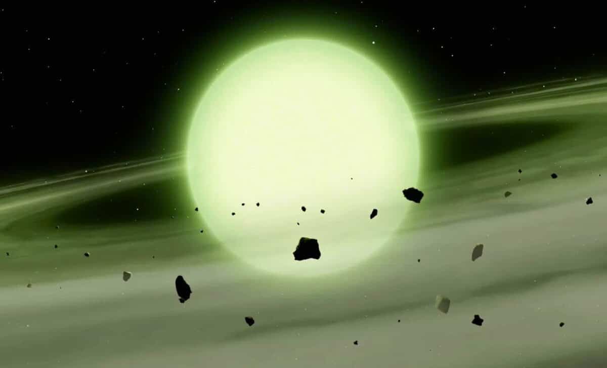 Astronomers uncover the first known green star right next to the ...