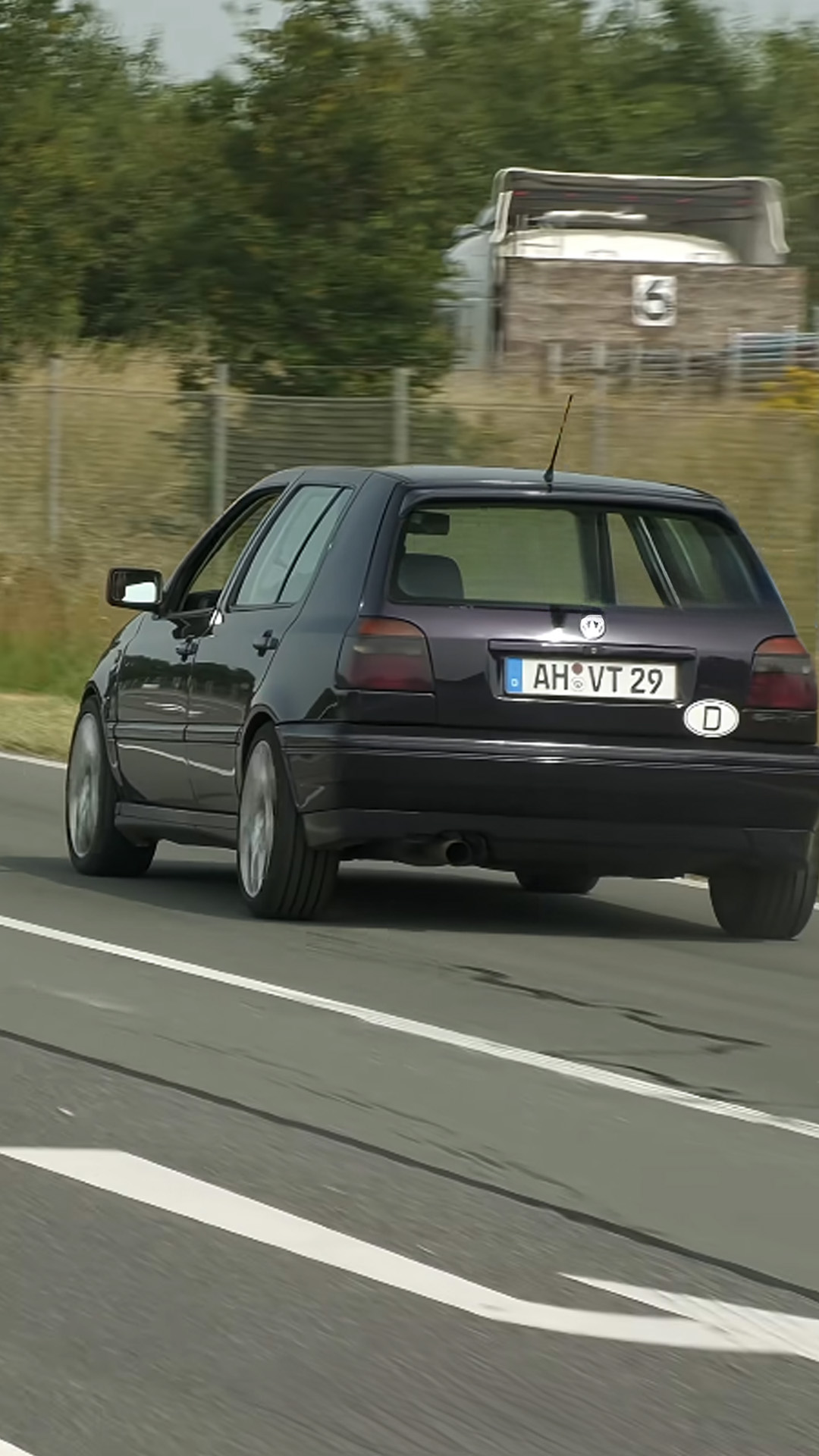 Turbocharged VR6 power gives this Golf its character