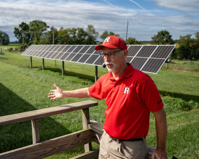 At this Hunterdon farm, solar panels and robots grow alongside crops