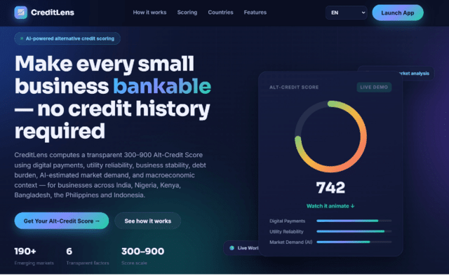 1.3 billion people, no credit file: Can a six-factor score built in VS ...