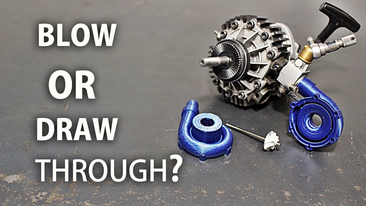Exploring supercharger design ideas for an RC Wankel engine