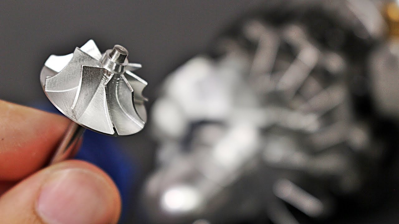 Making a compressor wheel for a miniature Wankel supercharger