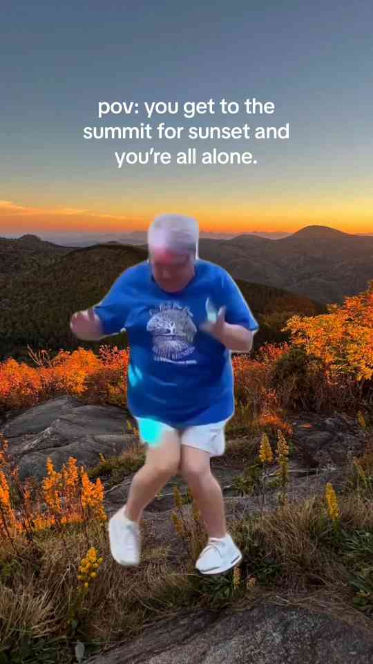 The joy of an introverted hiker reaching the summit alone