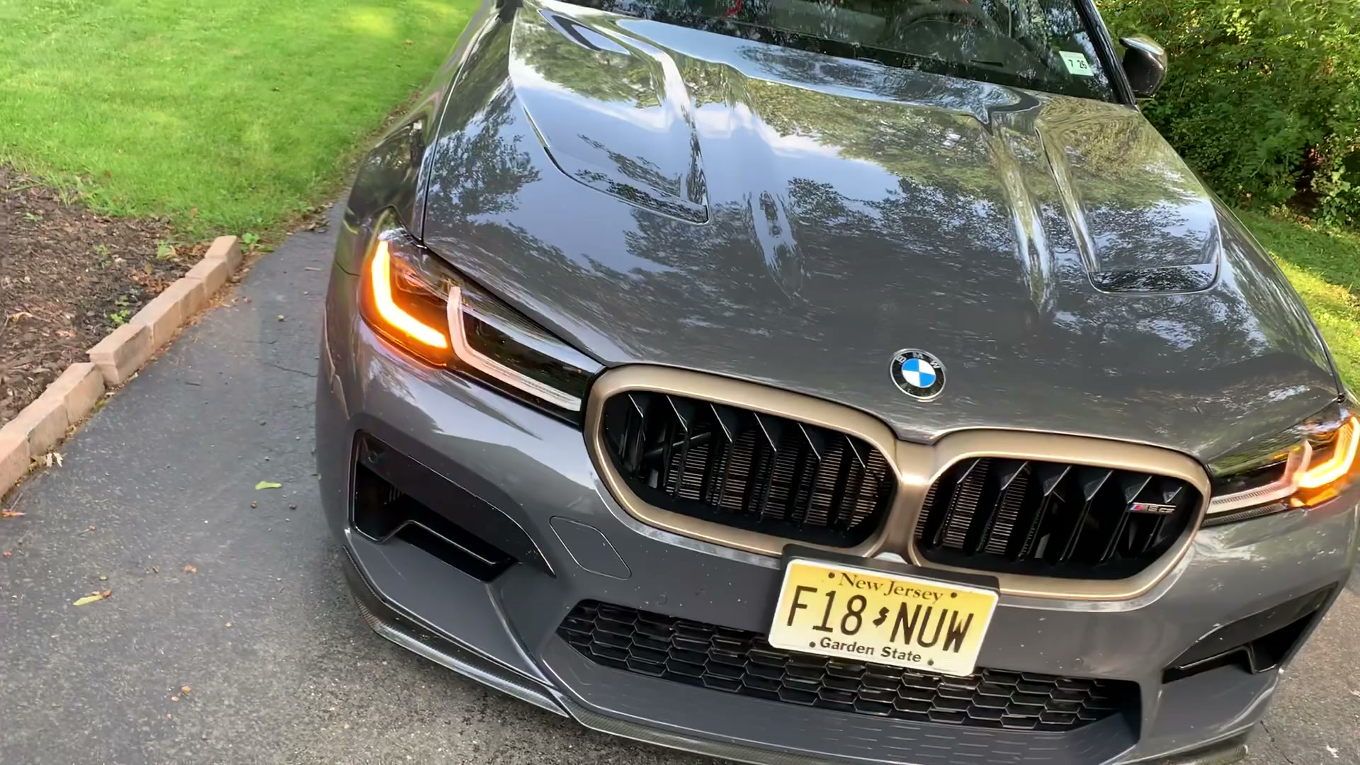 Took the BMW M5 CS to my sister’s house. Hot take from a non-car person 😂