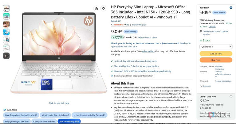 I'd pick a 10-year-old desktop running Linux over a new $300 Windows ...