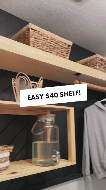 Build stylish floating shelves on a budget