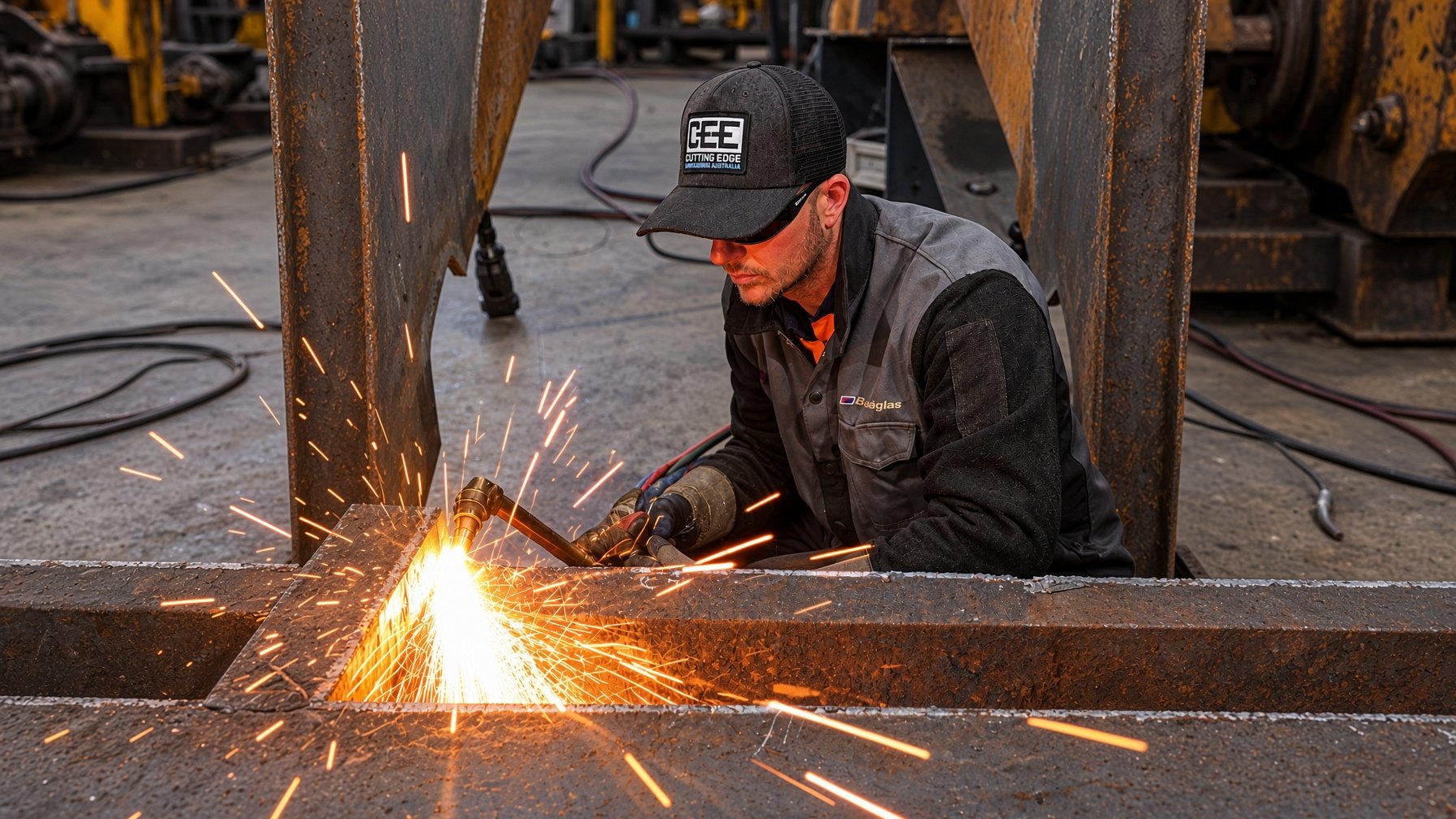Modifying the counterweight on a Franna crane
