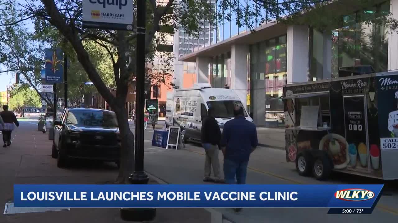 Louisville launches mobile vaccine clinic
