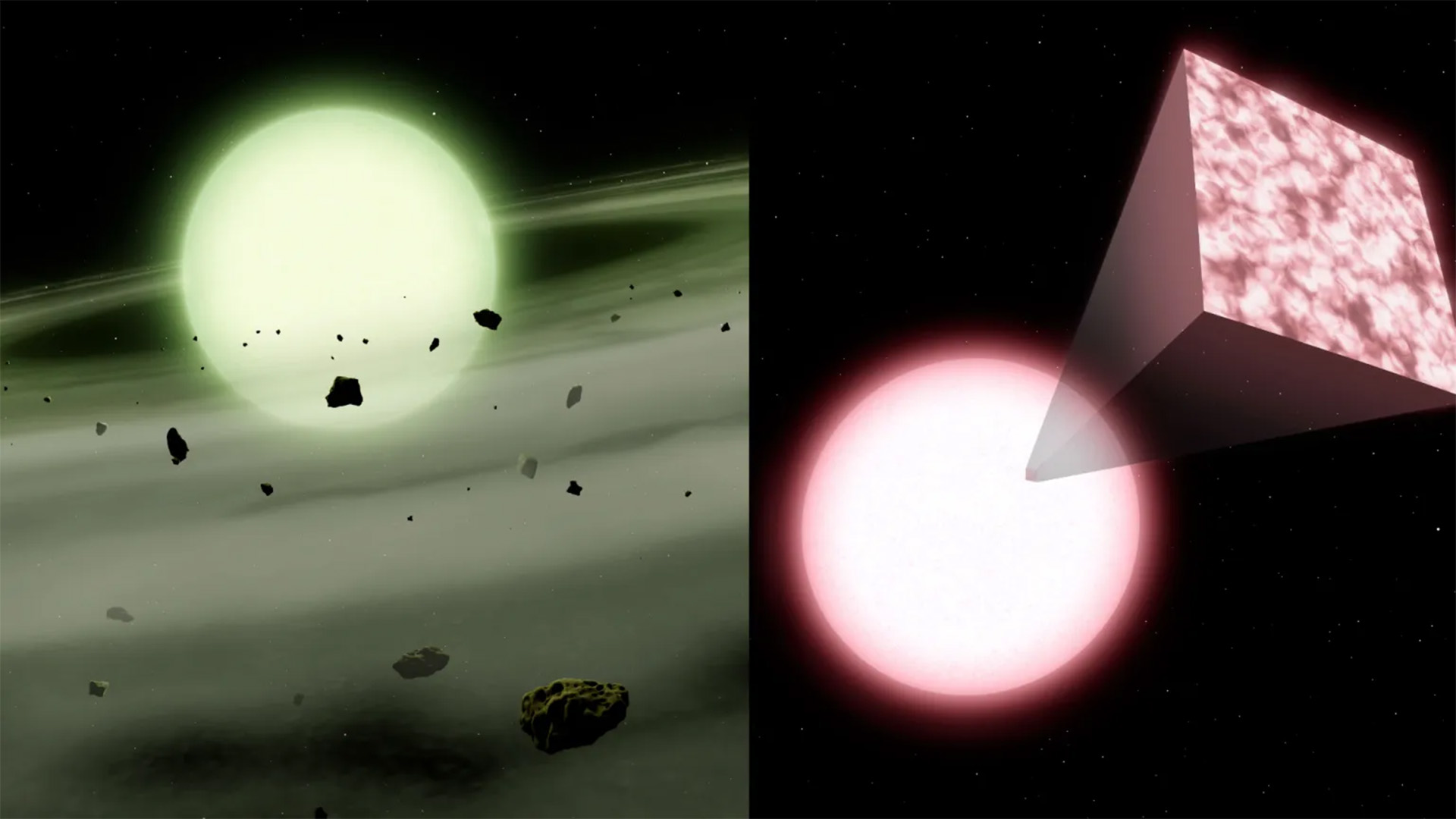 Scientists find a 'ghostly green' star, and that's not the only crazy color