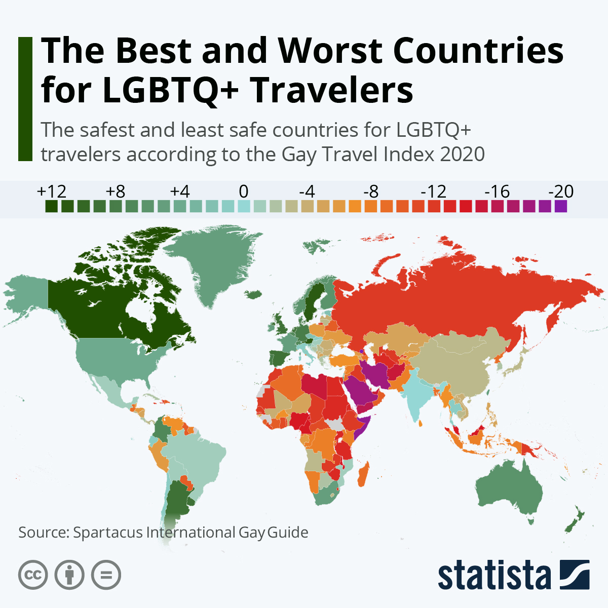 The Best and Worst Countries for LGBTQ+ Travelers