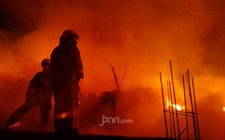 Kebakaran di Cideng Jakpus, satu warga meninggal dunia, 5 luka-luka