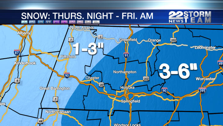TIMELINE: Snowstorm to impact Massachusetts this weekend