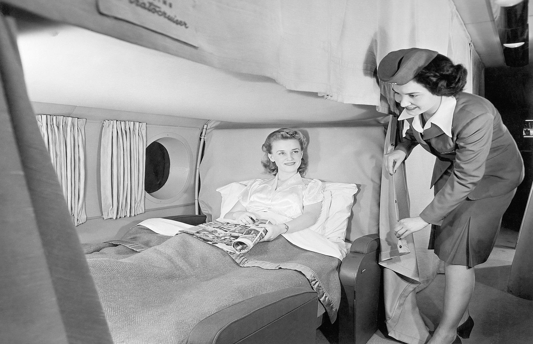 The golden age of air travel captured in black-and-white images