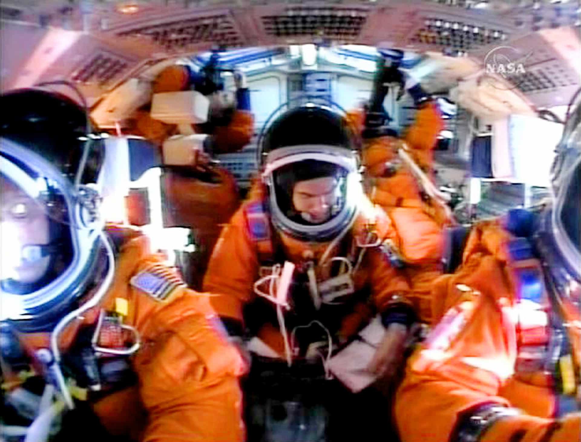 A rare look into the daily lives of astronauts in space