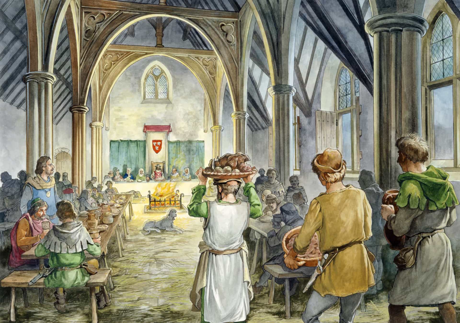 What was the average diet like in medieval Europe?
