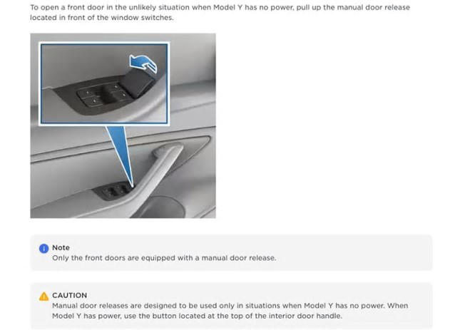 How to Escape Your Car If the Electronic Door Handle Fails | Harper29