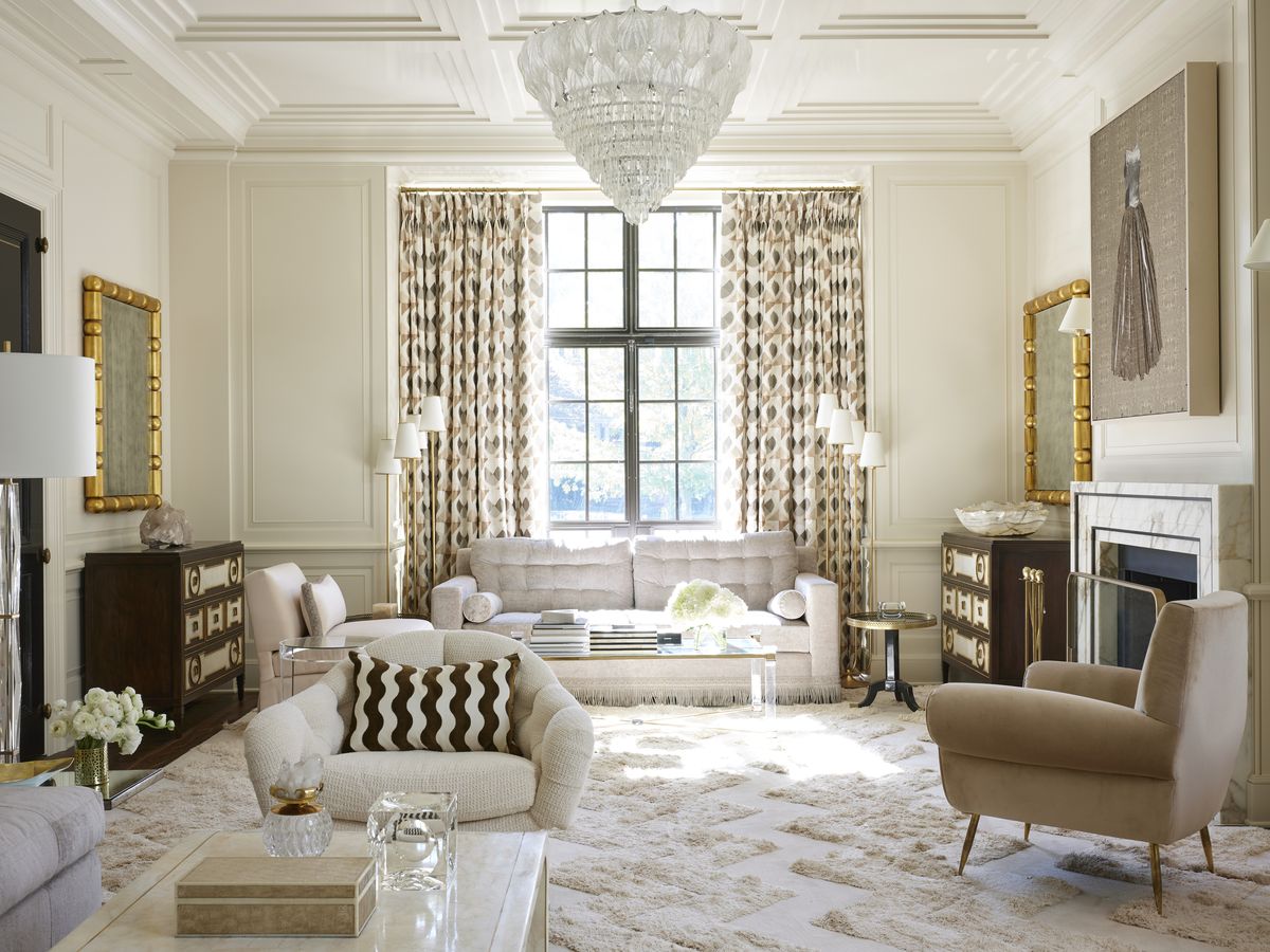 These 12 Art Deco Living Rooms Make a Bold Case for Unapologetic Glamour