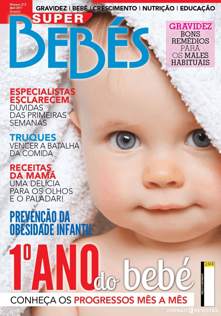 Revistas de Bebé e Crianças do dia 13 de 13 de março