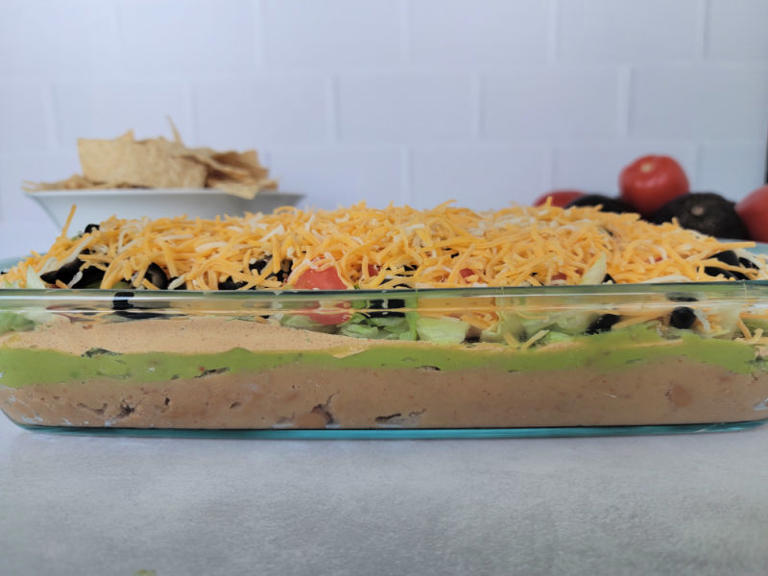 Classic 7 layer taco dip recipe