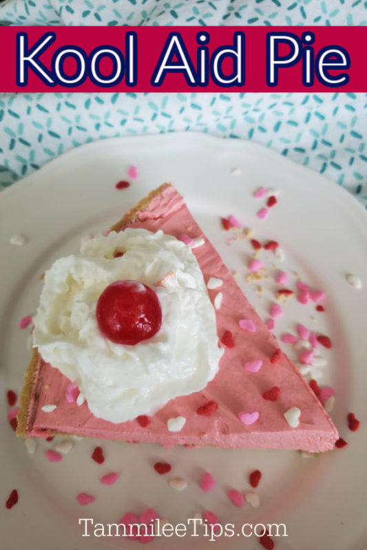 Quick and easy No-Bake Cherry Kool-Aid Pie Recipe