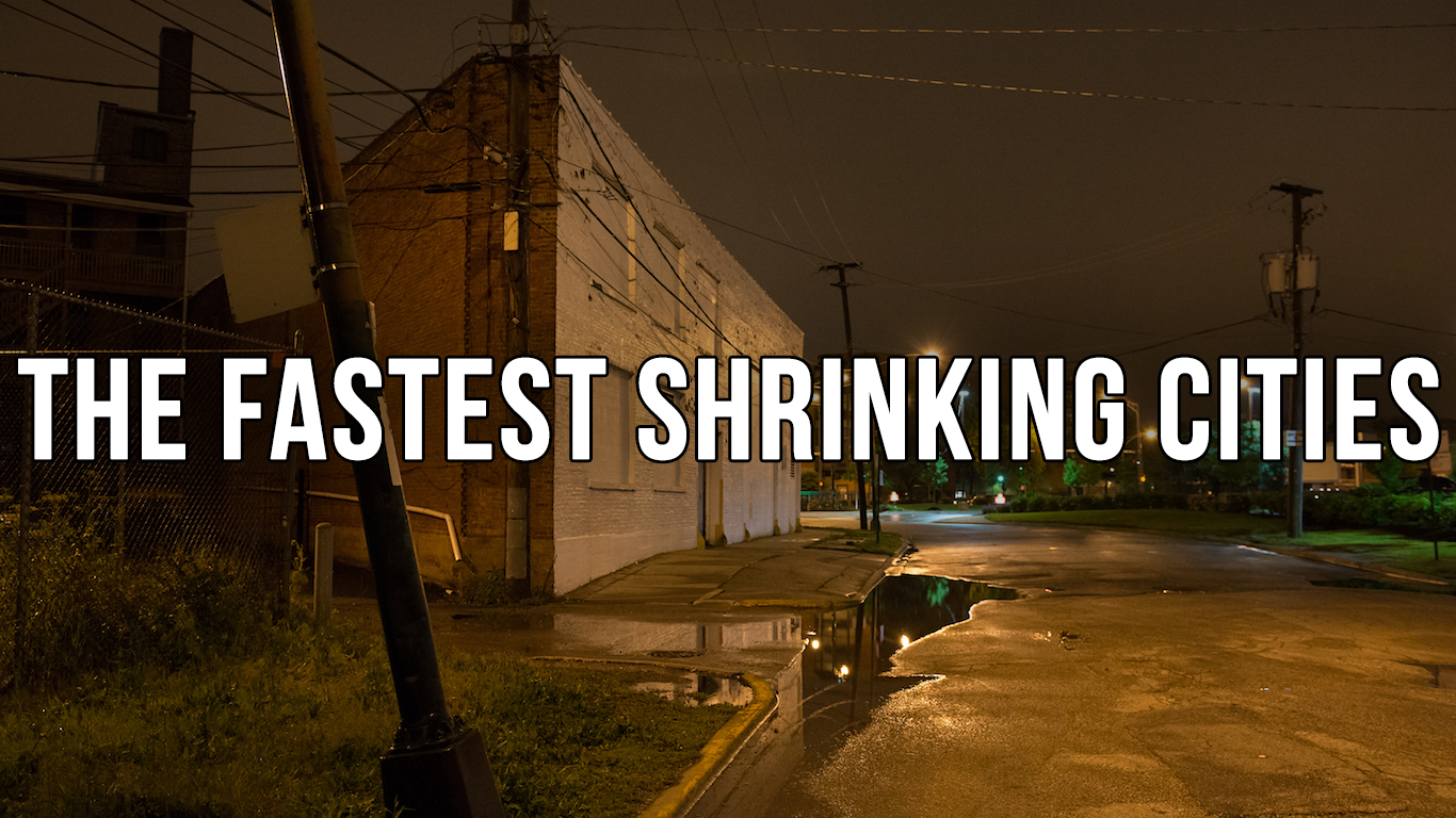 The 25 fastest growing (and shrinking) cities