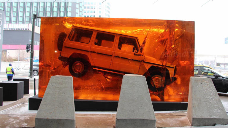 Find Out How Mercedes Encased The Original G-Class In Resin