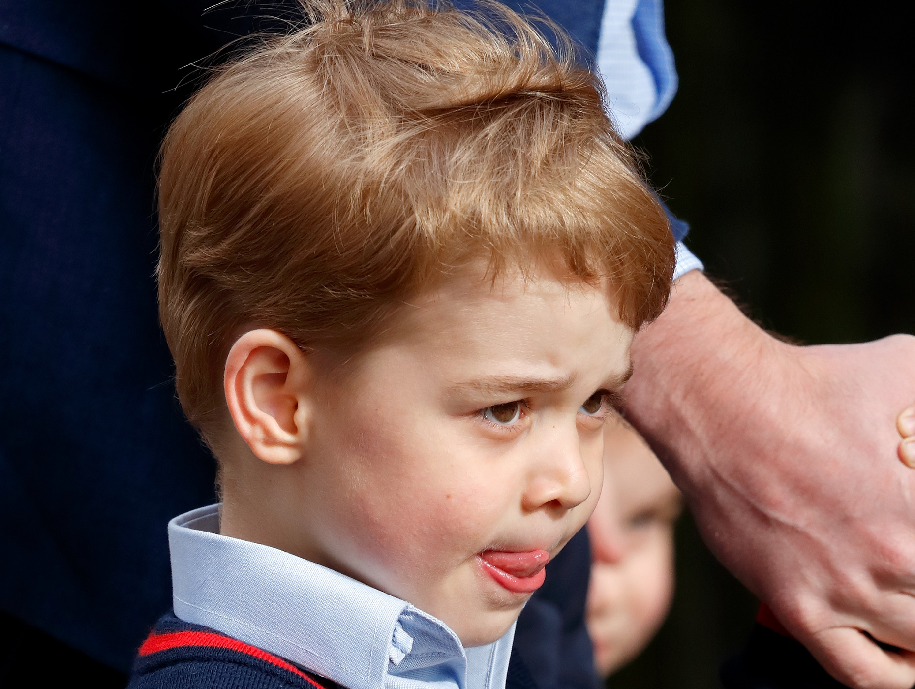 When a bridesmaid began crying at the royal wedding, Prince George knew ...