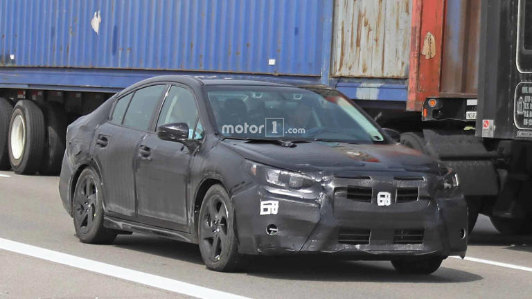 Next-Gen Subaru Legacy Spied Under Heavy Camouflage