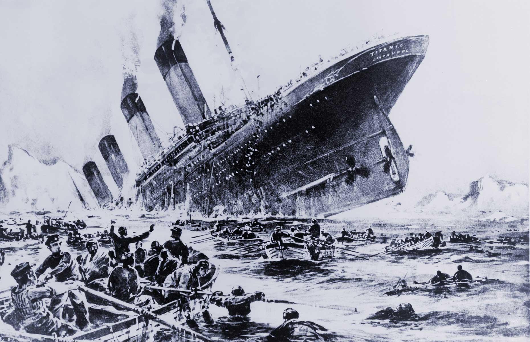 The Titanic disaster shown in rarely seen photographs