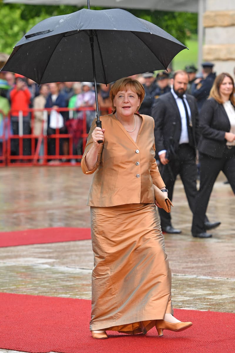 Angela Merkel in Abendgaderobe: So sieht man sie nur selten