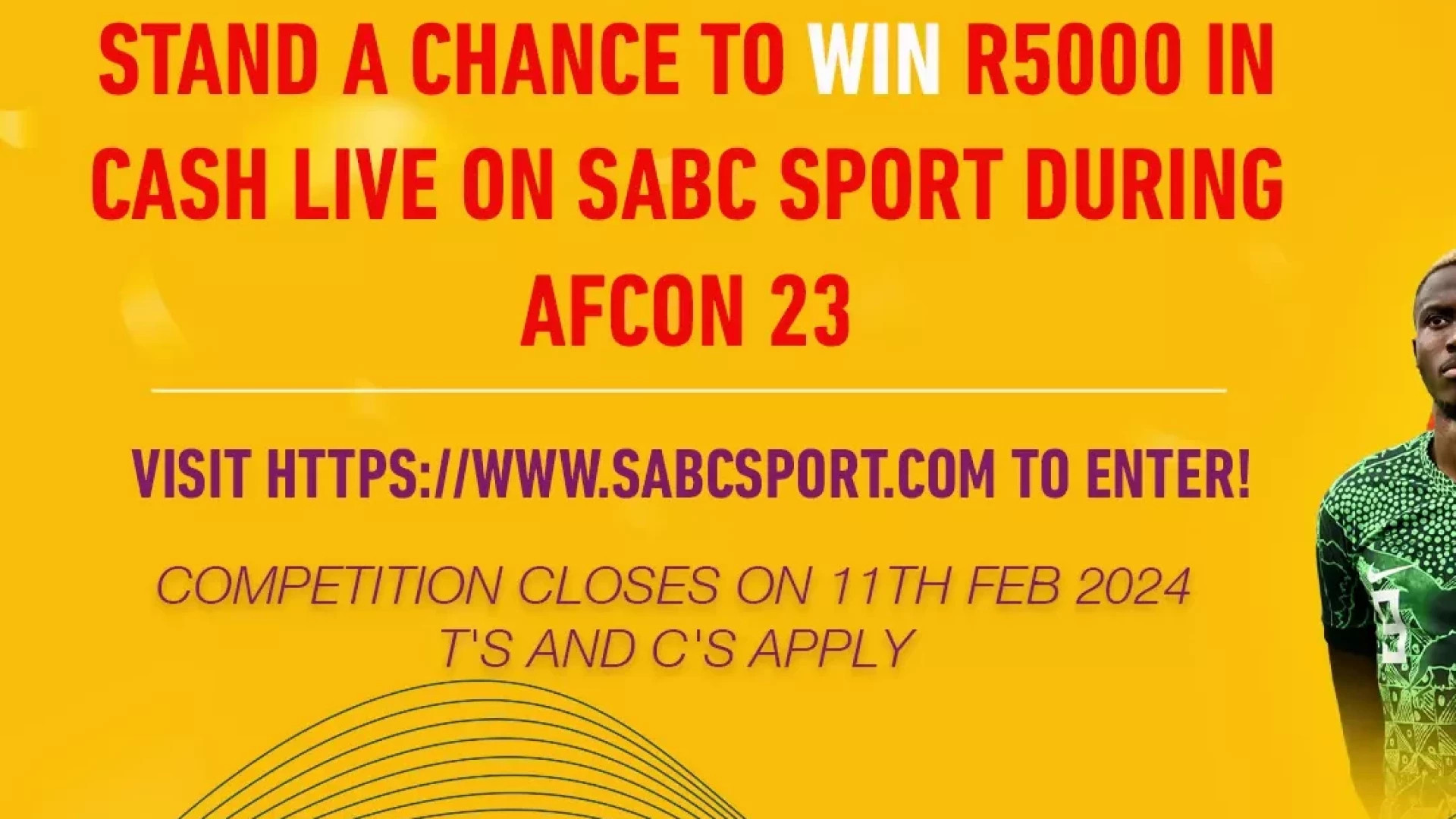AFCON COMPETITION: Win R5000 in cash with McDonalds