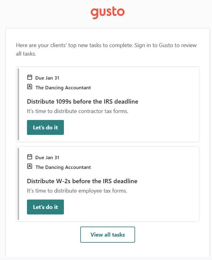 Small Business Owners: How to Issue 1099s and W-2s from Gusto Payroll