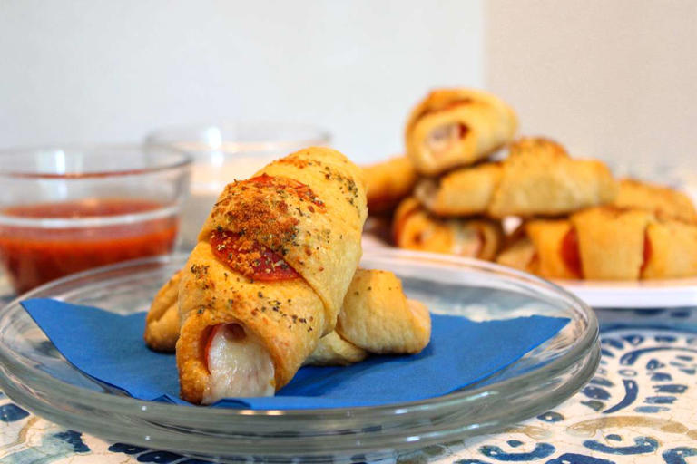 Perfect pepperoni pizza crescent rolls wraps