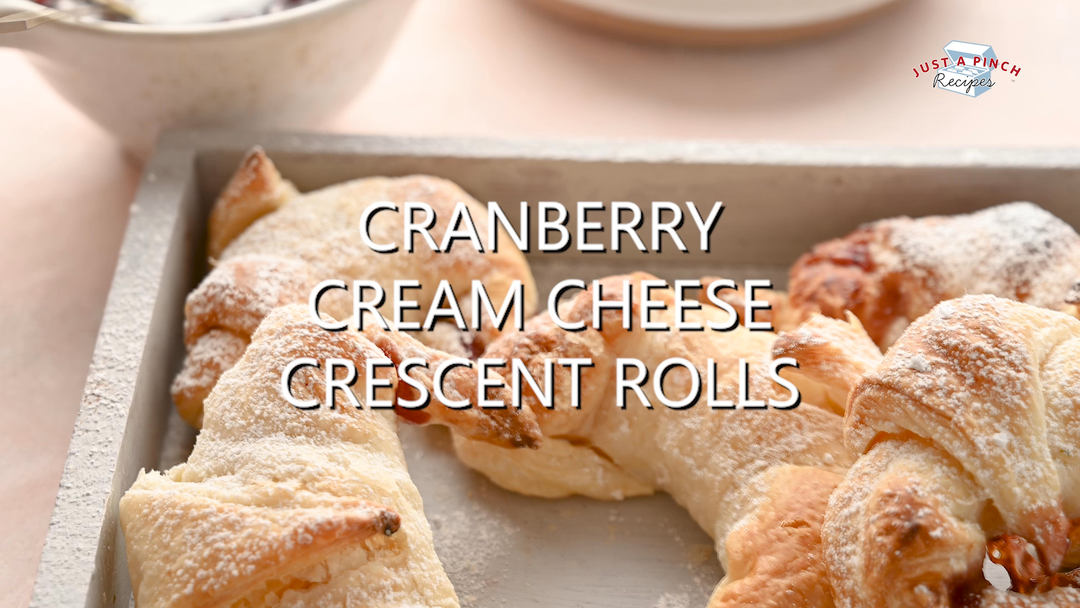 Cranberry cream cheese crescent rolls