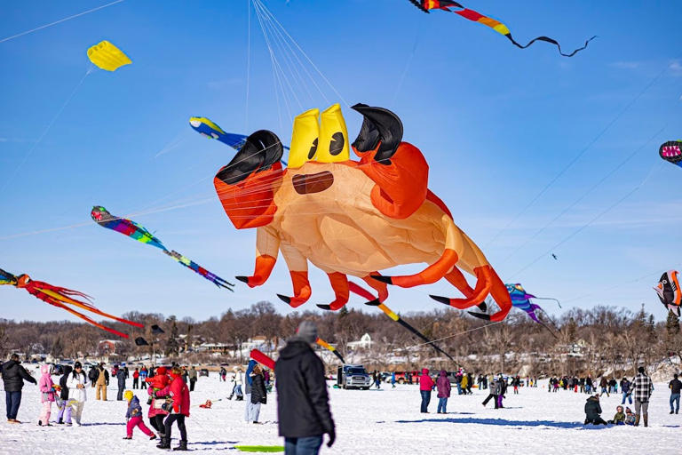 Kites on Ice Festival in Buffalo