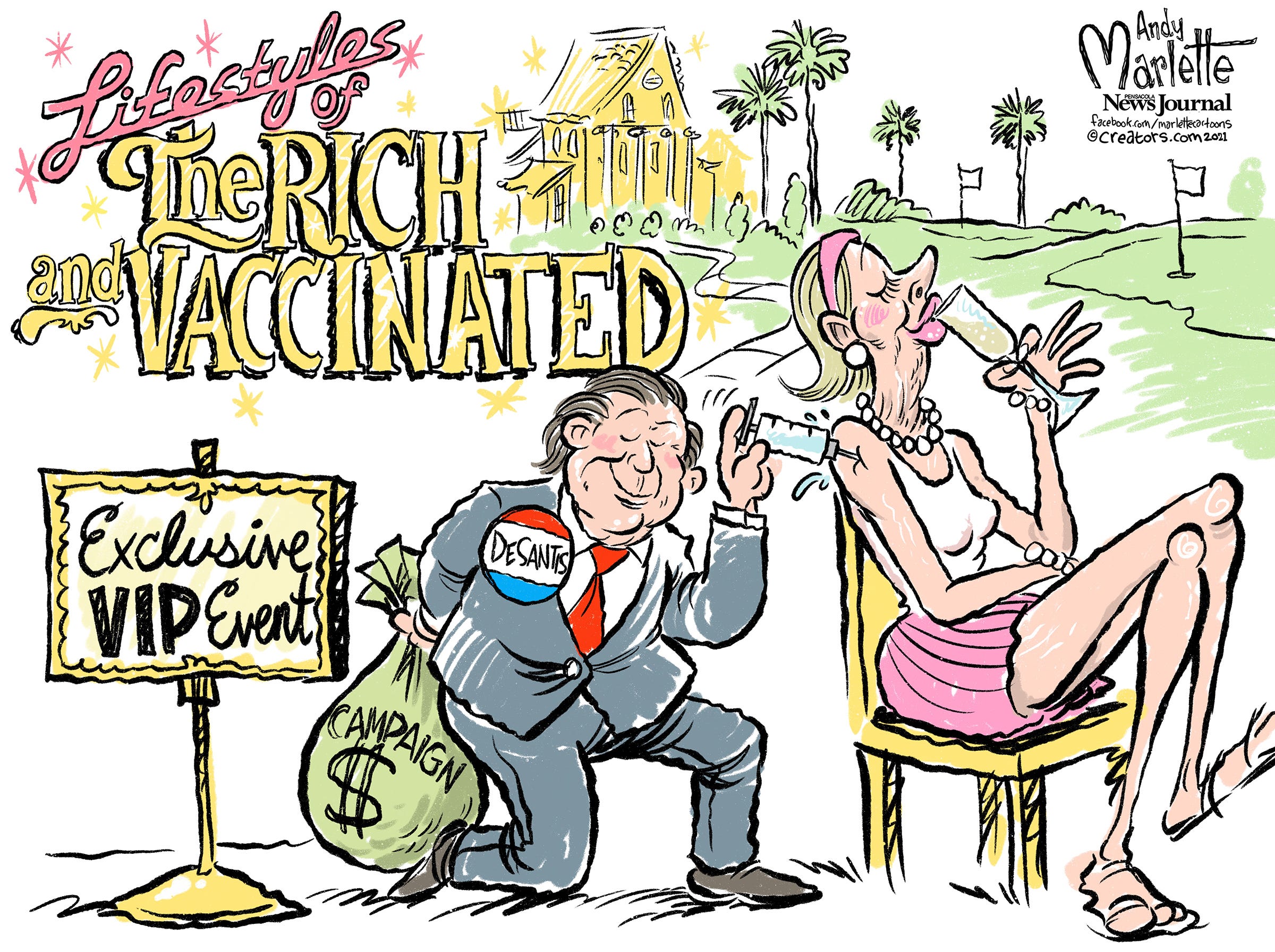 The best of Florida governor Ron DeSantis in political cartoons