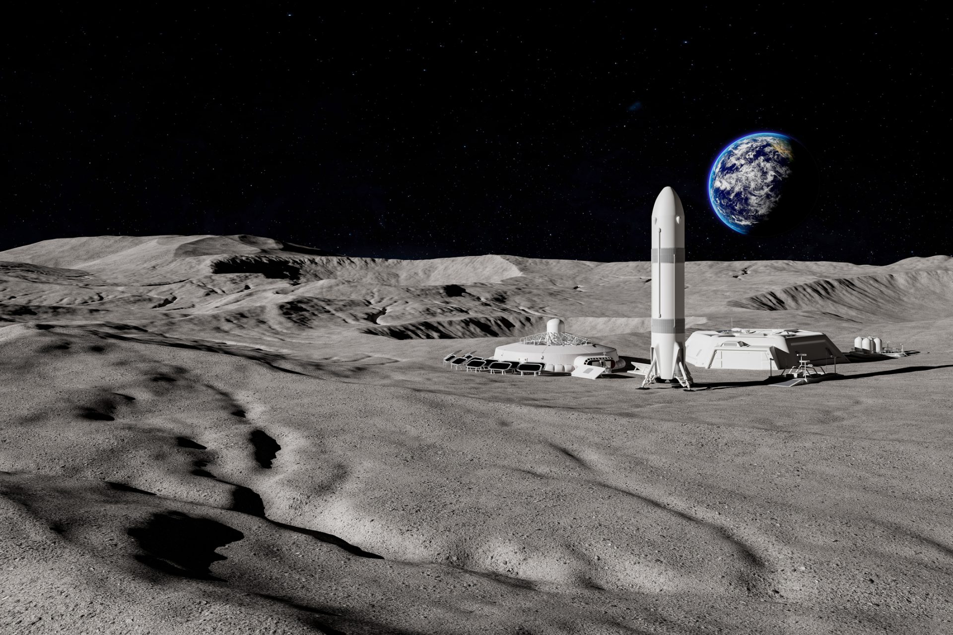 The world's superpowers could fight over the moon someday
