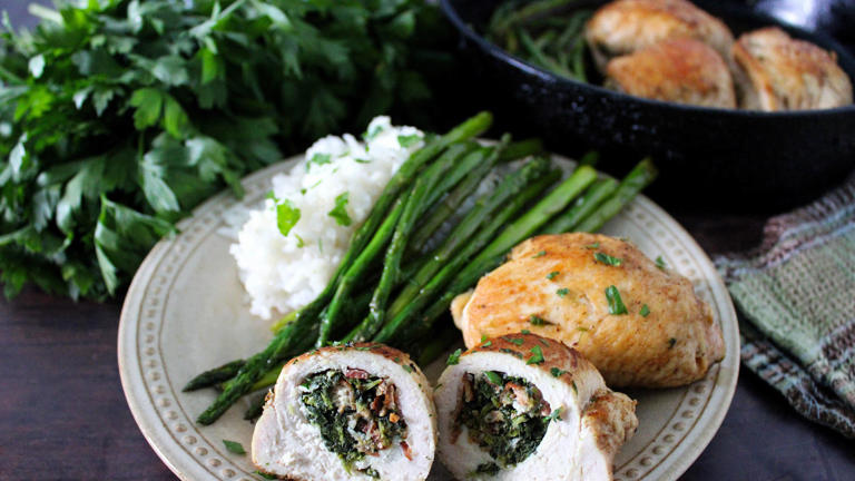 Stuffed chicken is a delicious way to elevate chicken breasts - goat ...