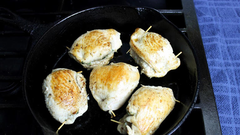 Stuffed chicken is a delicious way to elevate chicken breasts - goat ...