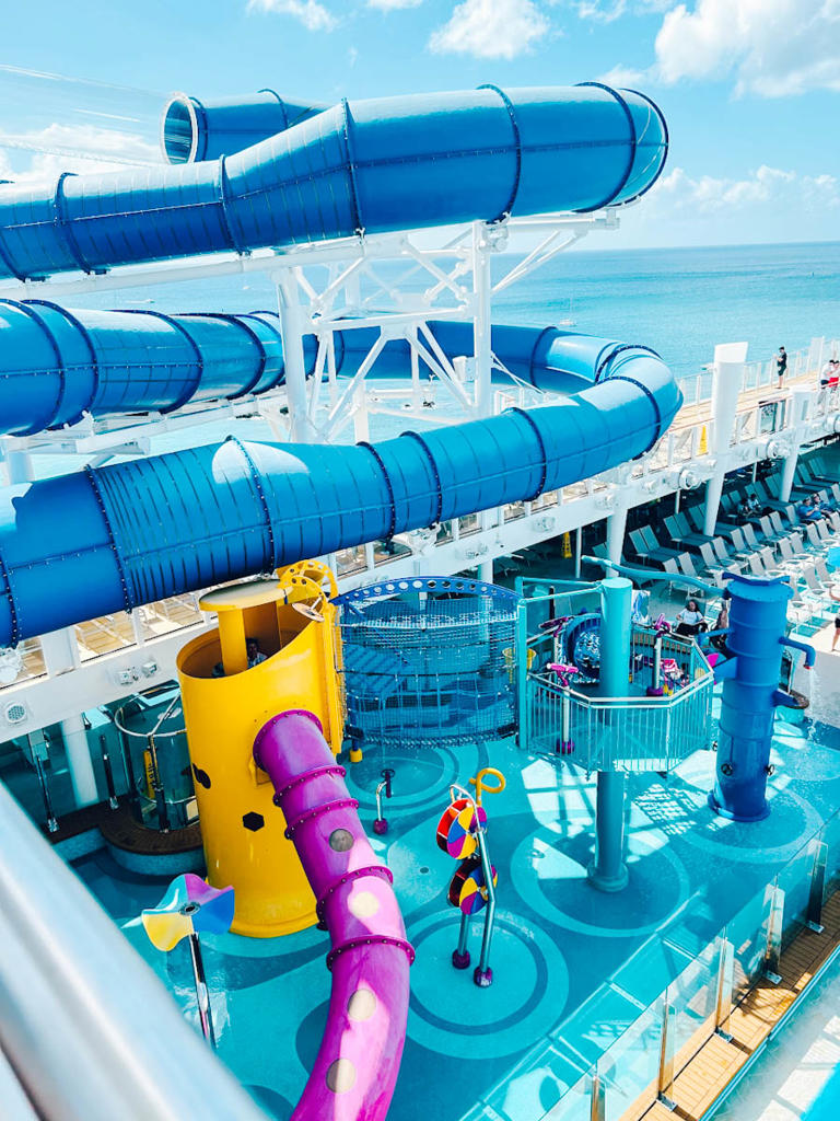 Photo Tour Inside A Modern Cruise Ship With A Race Track